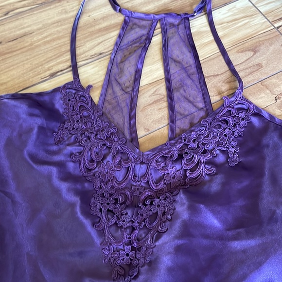 FLORA | Intimates & Sleepwear | Flora Womens Purple Camisole Short Pj ...